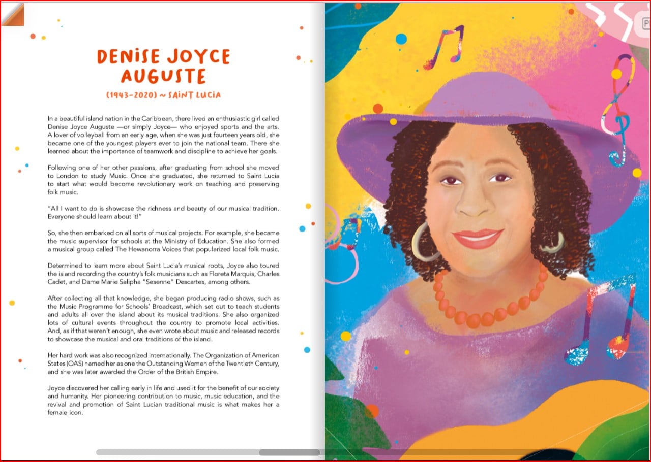 The Late DENISE JOYCE AUGUSTE featured in book on Women Pioneers of the ...