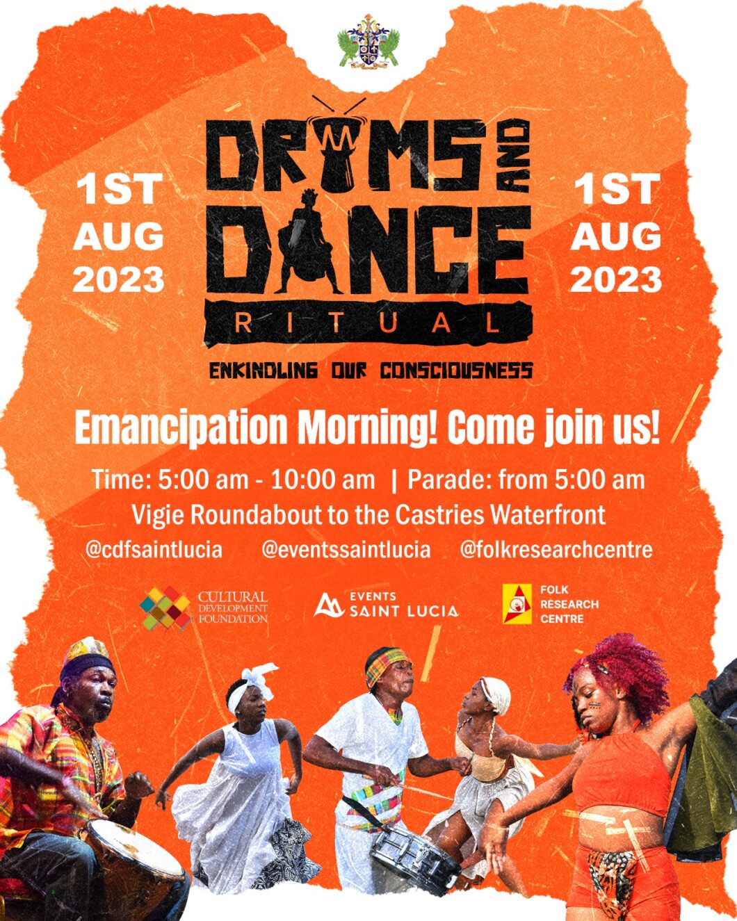 EMANCIPATION 2023 – DANCE AND DRUM RITUAL PARADE – Cultural Development ...